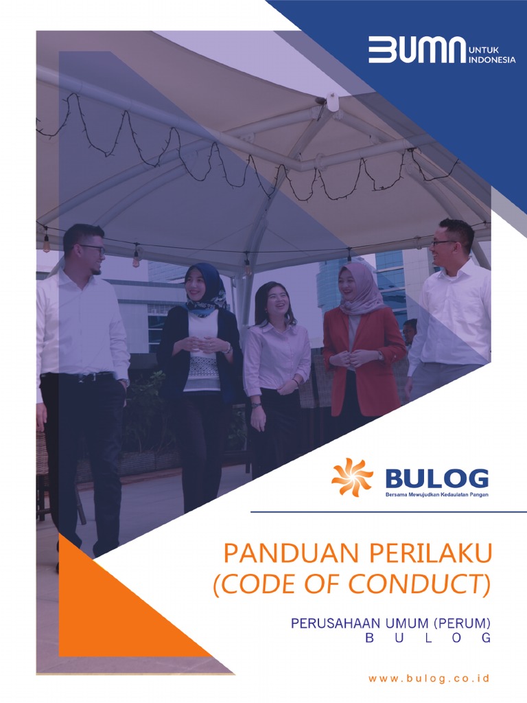 Panduan Perilaku Perum BULOG COC 2021 AKHLAK1 | PDF