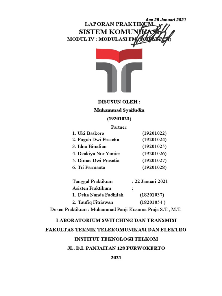 Muhammad Syaifudin - Modul 4 Prak Siskom | PDF