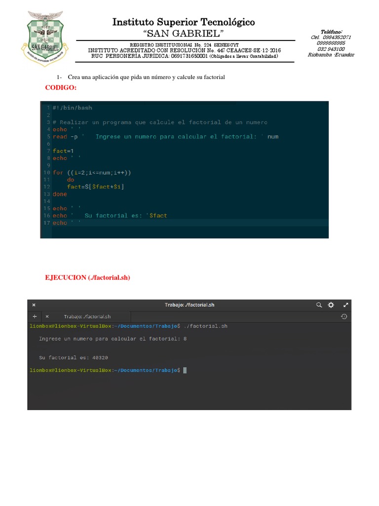 6 Ejercicios | PDF | Ciencias de la Computación | Informática