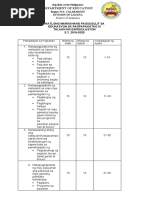 Second Periodical Test With Tos Grade 3 | PDF