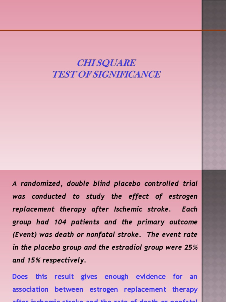 4 Chi Square Test Pdf Chi Squared Test Science