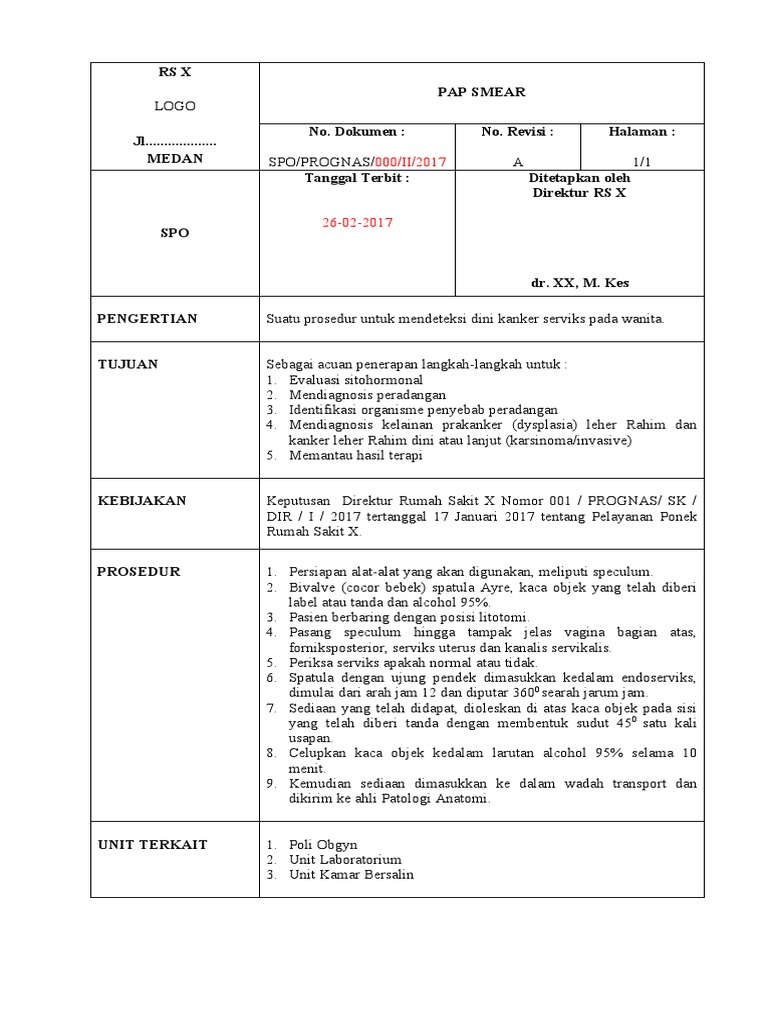Contoh Hasil Pap Smear pada Wanita | PDF | Pengembangan Diri | Kesehatan Holistik