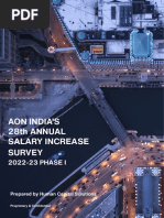 Aon Annual Salary Increase & Turnover Survey 2024-25 India Phase II Key Highlights | PDF ...