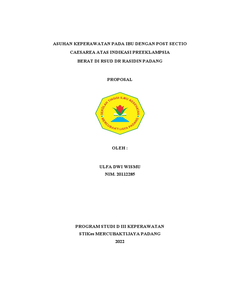 Askep Post SC Peb | PDF