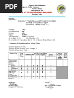 VAWC Accomplishment Report | PDF