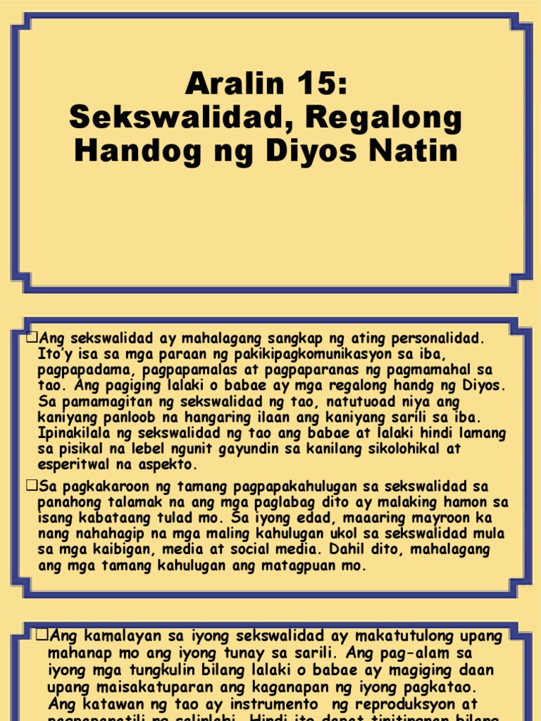 Q4 EsP 8 Aralin 15 | PDF