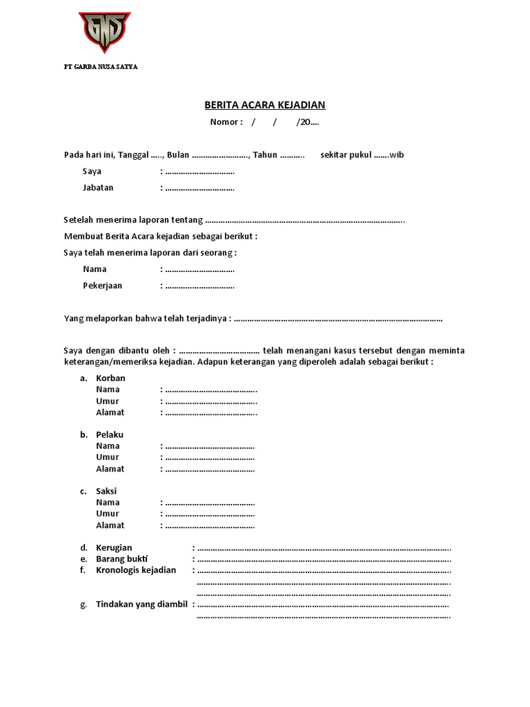 Form Yang Digunakan Security | PDF