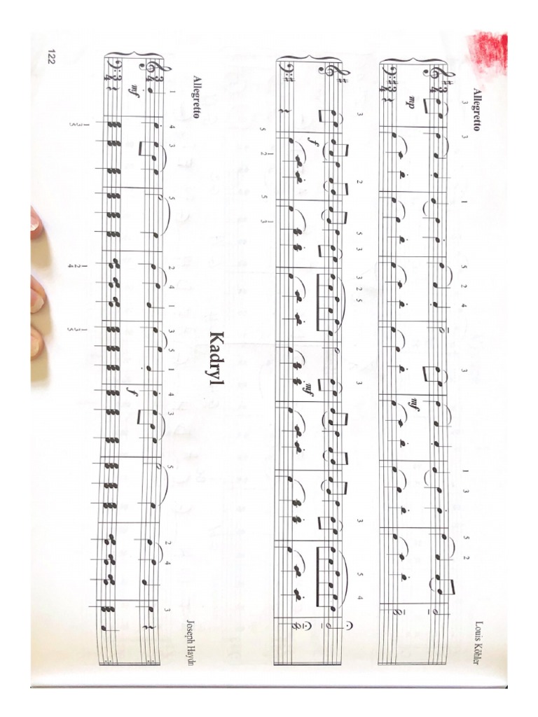 Allegretto - Nuty Dla Dzieci | PDF