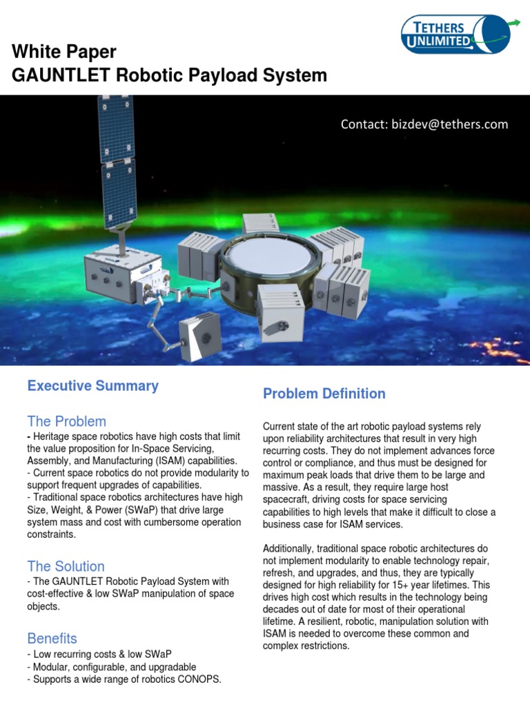 Gauntlet White Paper | PDF | Robotics | Reliability Engineering