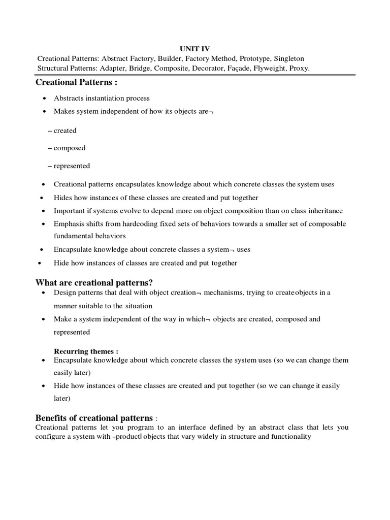 Unit 4 | PDF | Class (Computer Programming) | Method (Computer Programming) Unit 4 | PDF | Class (Computer Programming) | Method (Computer Programming)
