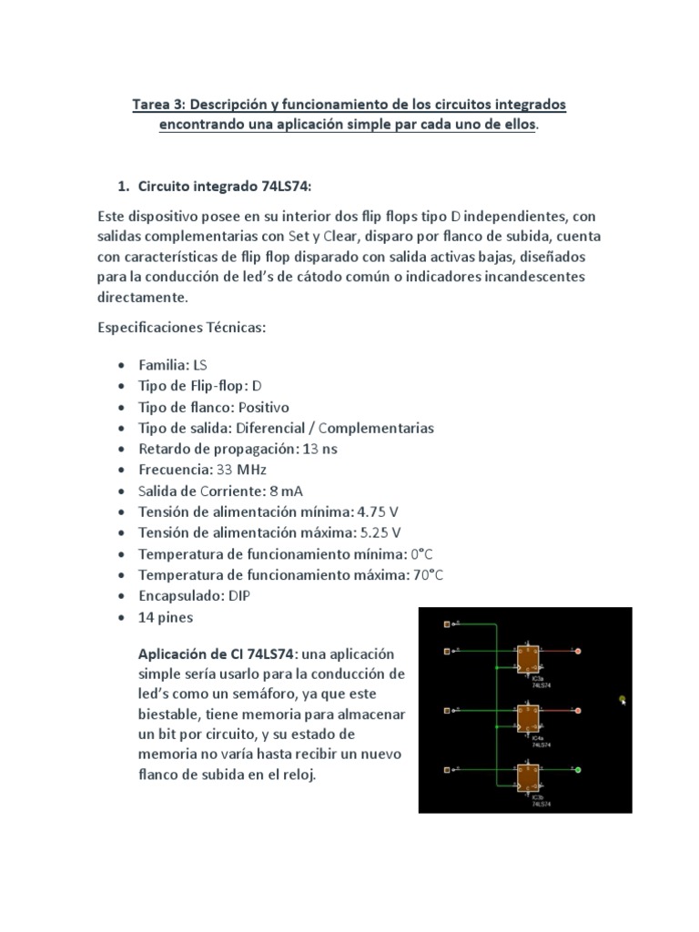 Tarea 3 Circuitos Integrados | PDF | Ingeniería Informática | Ingenieria Eléctrica