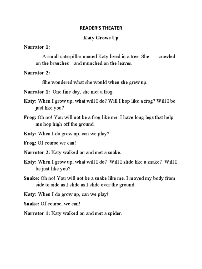 Readers Theater | PDF