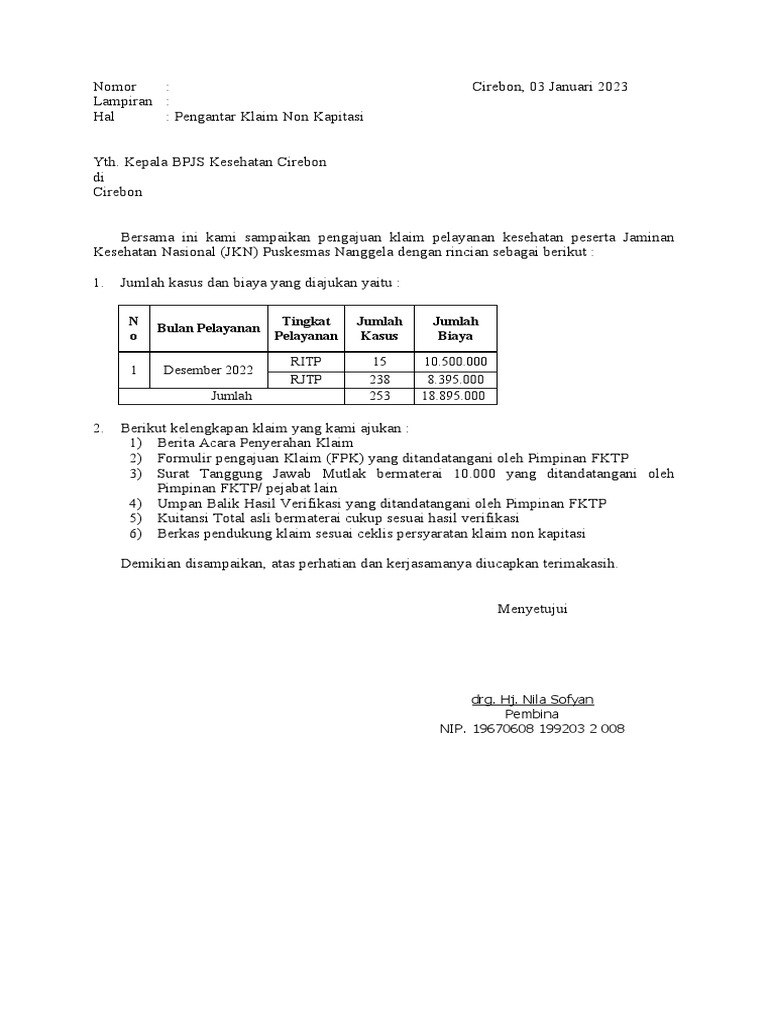 Pengantar Klaim BPJS | PDF