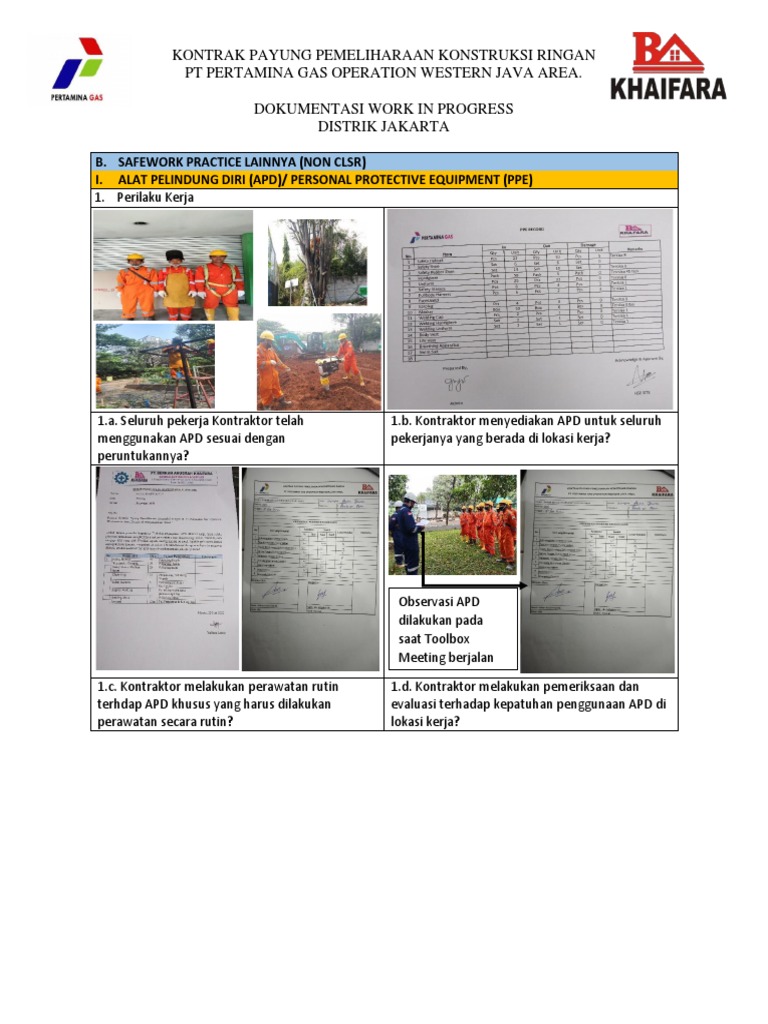 APD Kontraktor Pertamina | PDF