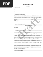 Contoh Akta PERJANJIAN PENGIKATAN JUAL BELI | PDF