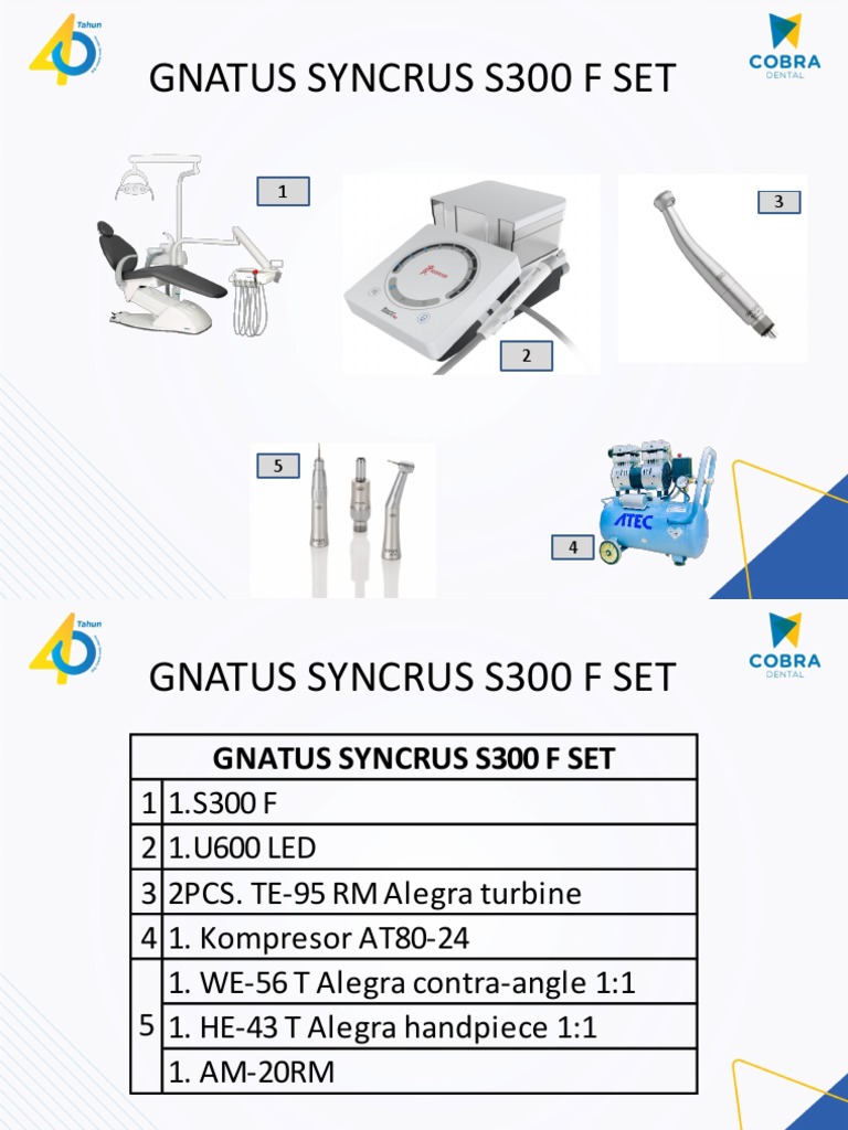 Brosur Gnatus S300 F SET | PDF | Liquids | Manufactured Goods