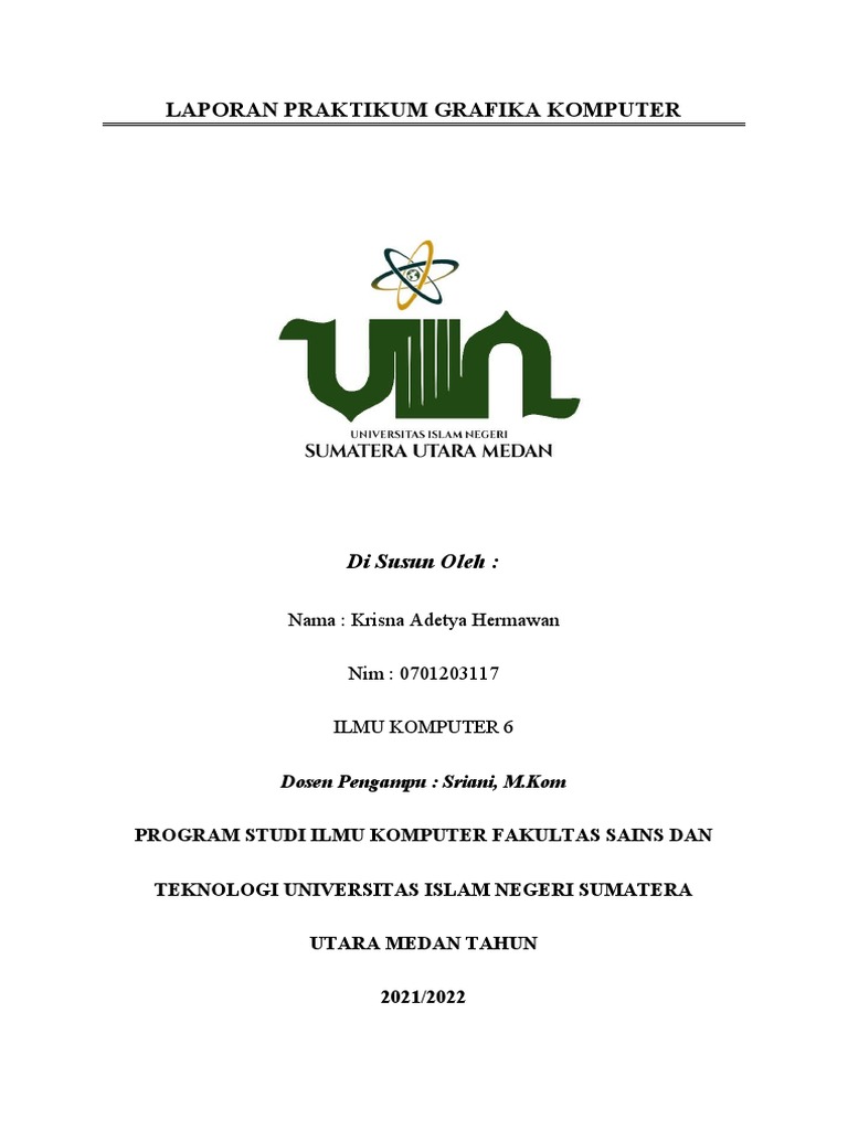 Laporan Praktikum Krisna Grafika Komputer | PDF | Metode & Bahan Ajar ...