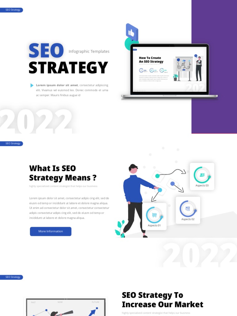SEO Strategy Infographic Powerpoint Presentation | PDF | Search Engine Optimization | Internet