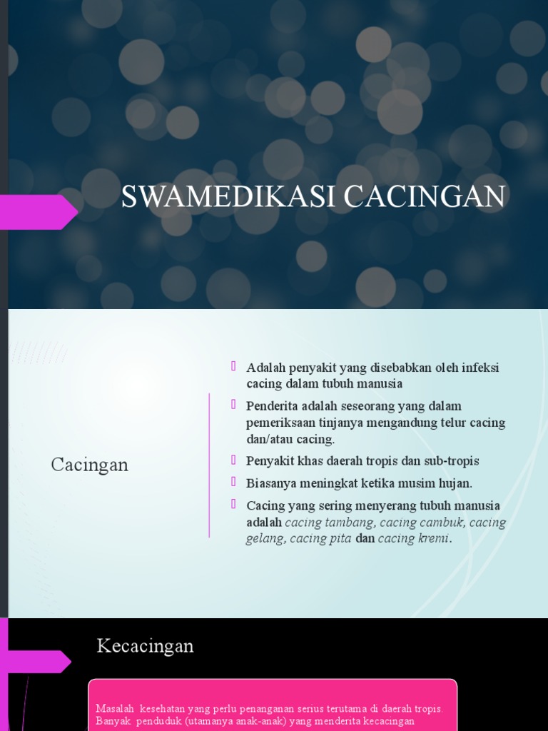 Swamedikasi Kecacingan | PDF