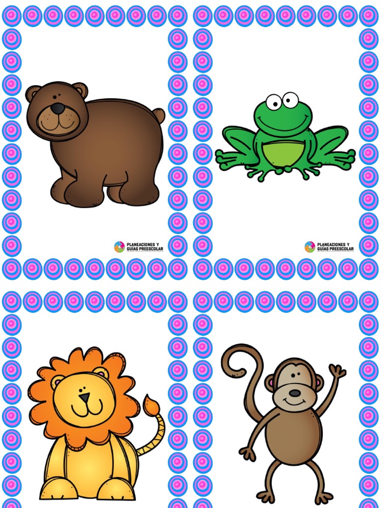 Dibujos de Animales para Dado | PDF