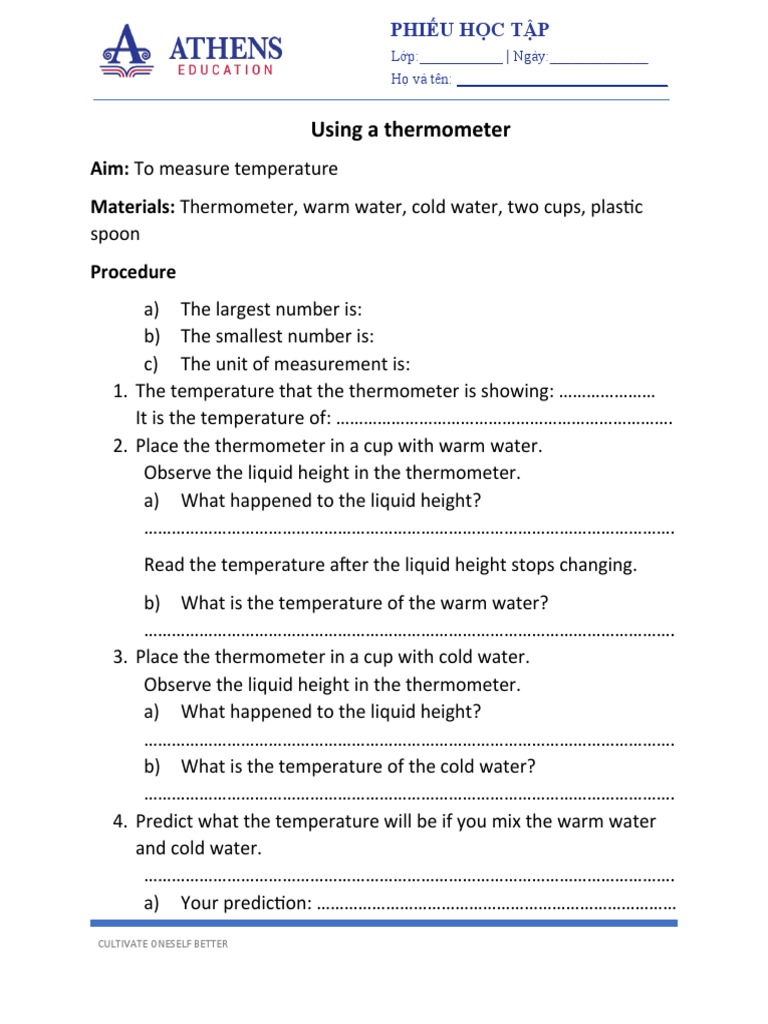 Reading Thermometer | PDF | Temperature | Thermometer