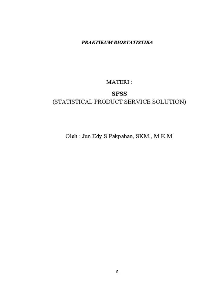 Praktikum Biostat | PDF