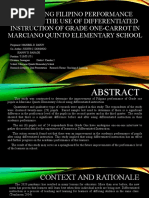 Action Research EsP | PDF | Differentiated Instruction | Teachers