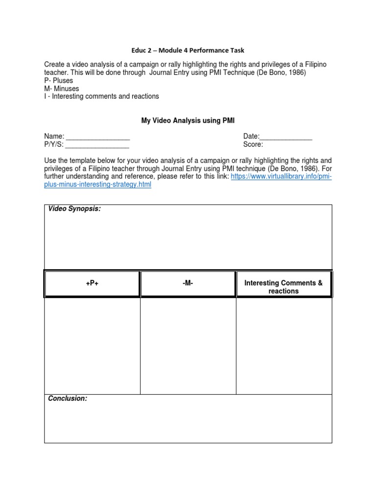 Educ2 Module4performancetask | PDF | Business