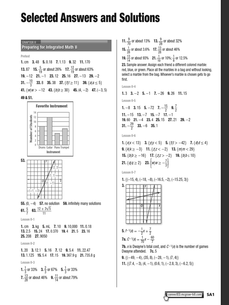 Integrated II Selected Answers | Download Free PDF | Function ...