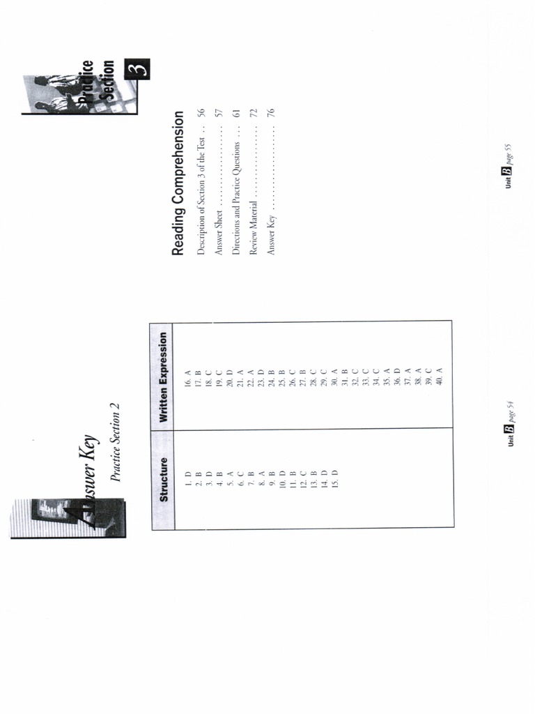 Toefl ETS Structure Practice Test Session | PDF