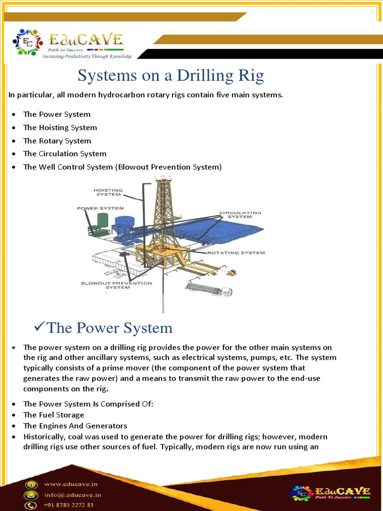Rig Systems in Oil and Gas | PDF | Blowout (Well Drilling) | Pump