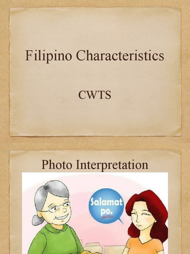 Understanding Filipino Culture and Values: An Analysis of the Positive ...