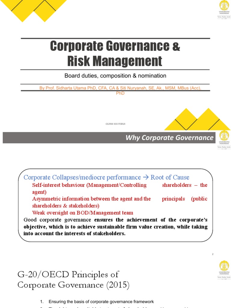 Session 2 - Board Duties and Composiiton - PPT 2223 | PDF | Corporate ...