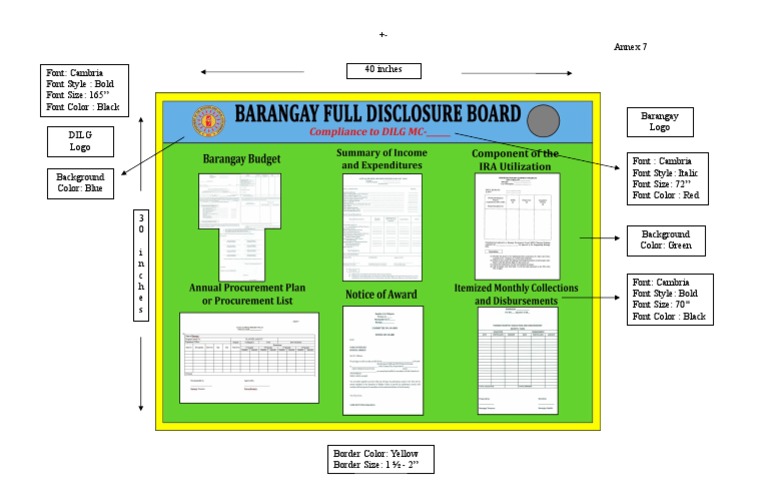 Barangay Logo Design Specifications | PDF