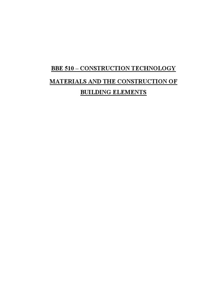 Construction Technology | PDF | Plywood | Concrete