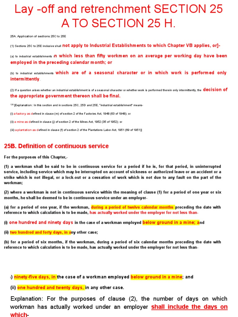 Lay Off and Retrenchment. | PDF | Employment | Fine (Penalty)