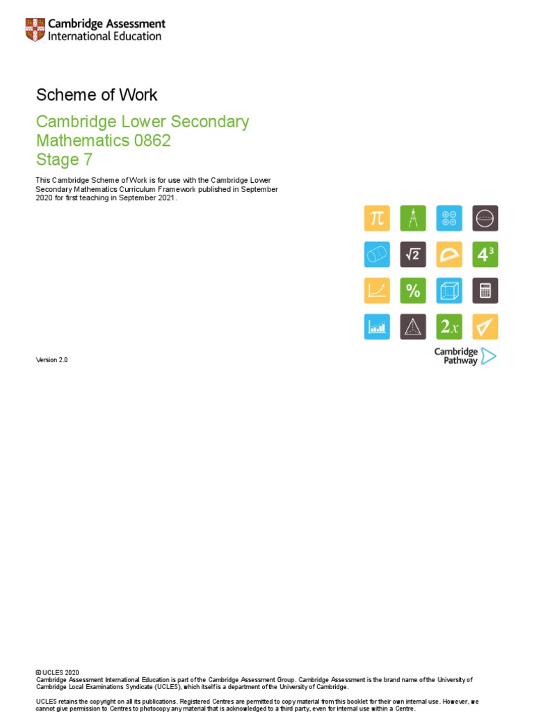 0862 Lower Secondary Mathematics Stage 7 Scheme of Work - tcm143-595643 ...