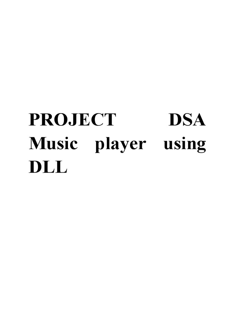 DSA Project | PDF | Computer File | Computer Science DSA Project | PDF | Computer File | Computer Science