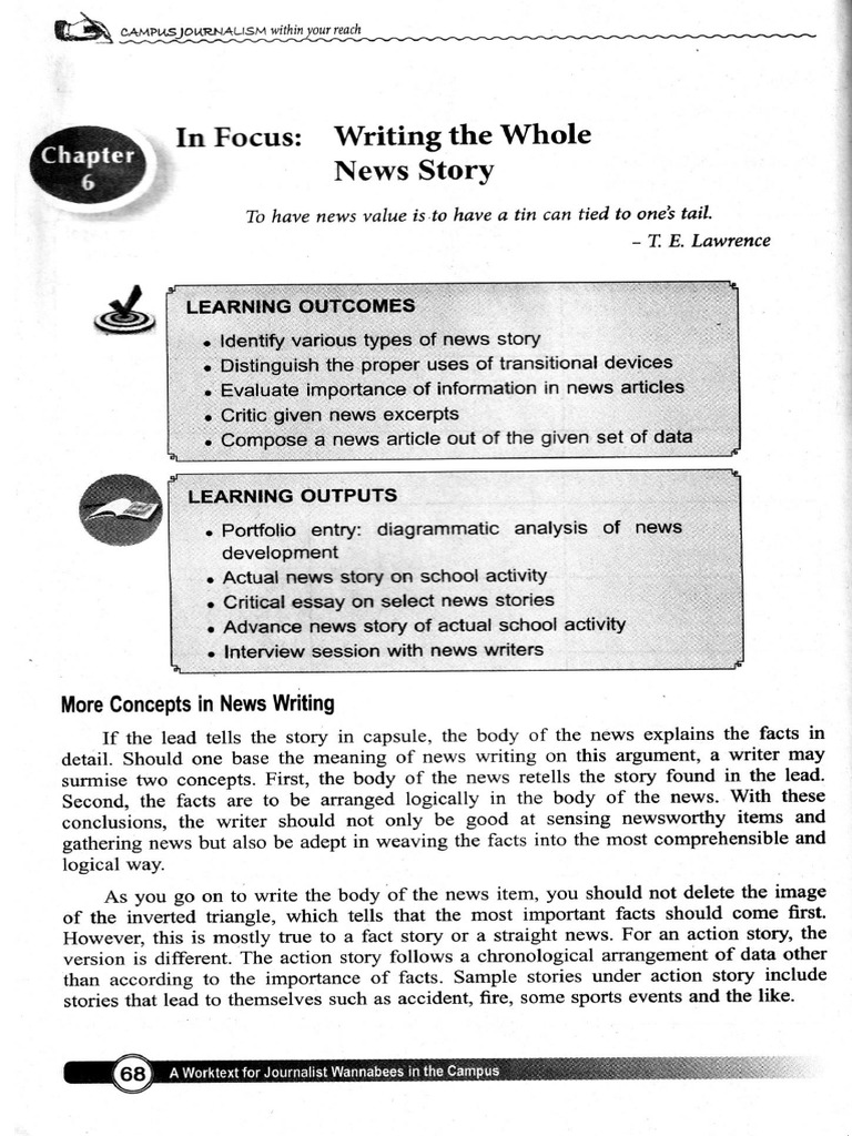 Writing The News Story (1) - 1-10 | PDF
