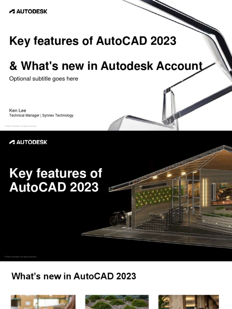 Key Features of AutoCAD 2023 and What's New in Autodesk Account - R1 ...
