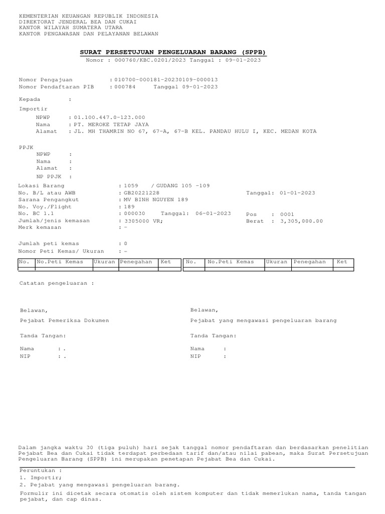 SPPB Aju 13 (2023) | PDF