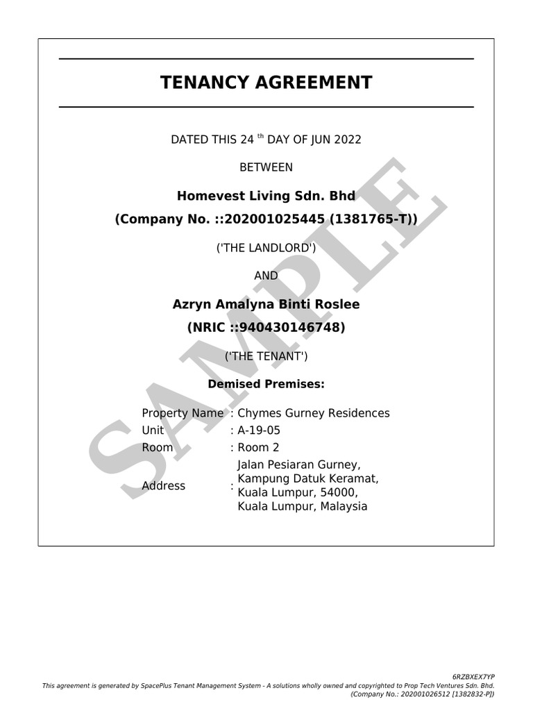 Aia Panel Clinic | PDF | Leasehold Estate | Landlord