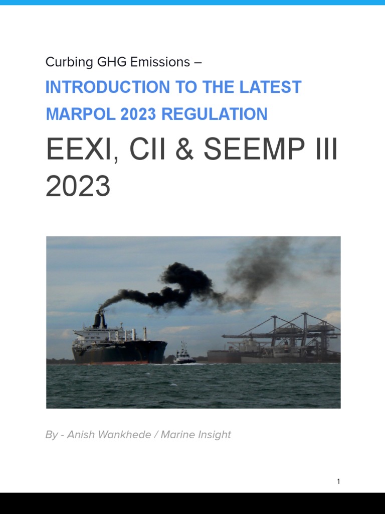 Introduction To The Latest Marpol 2023 Regulation | PDF | Efficient ...