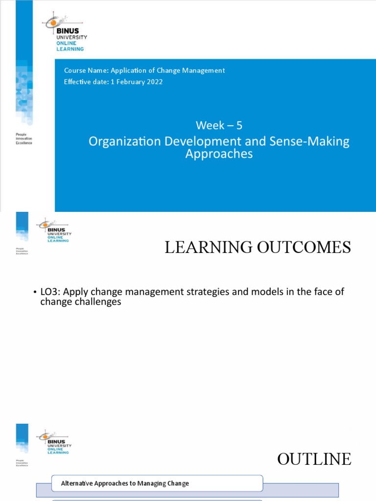 PPT 5 | PDF | Organization Development | Psychology