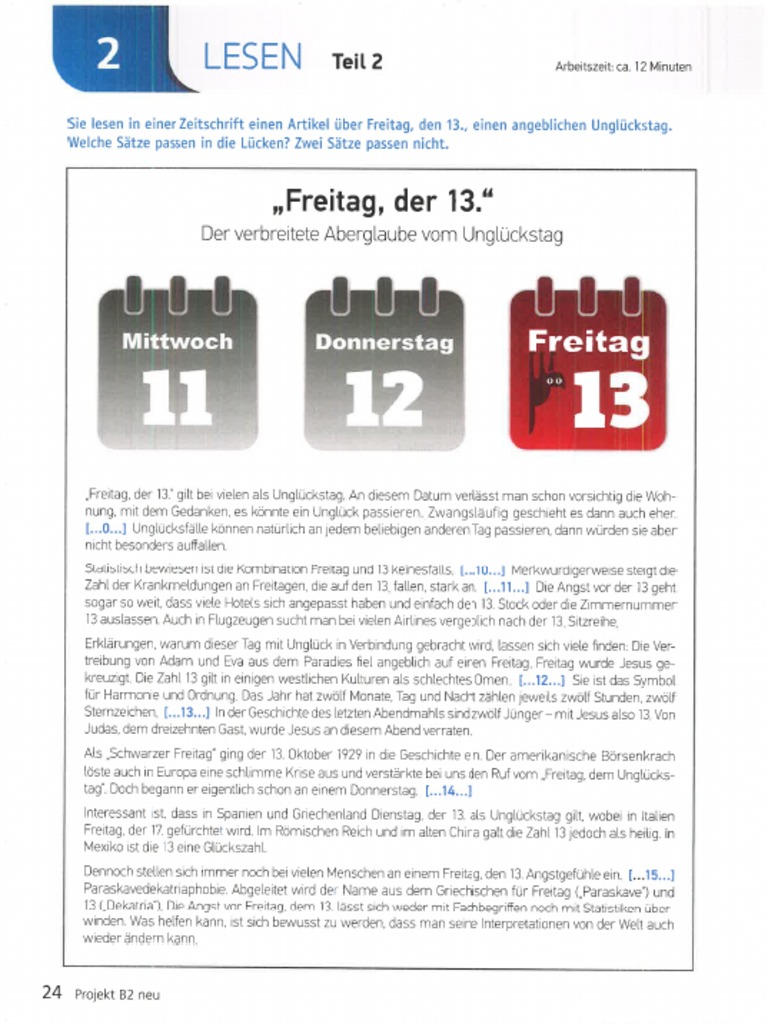 Projekt b2 Neu Testbuch 25 | PDF