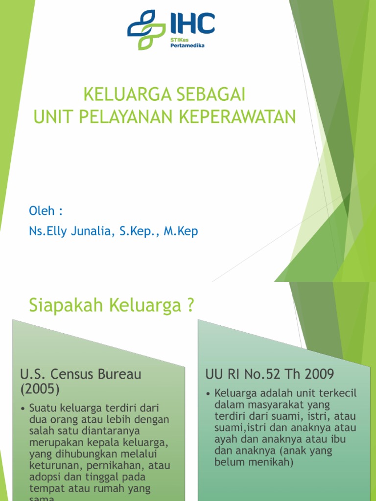 Keluarga Sebagai Unit Pelayanan Keperawatan-Pv | PDF