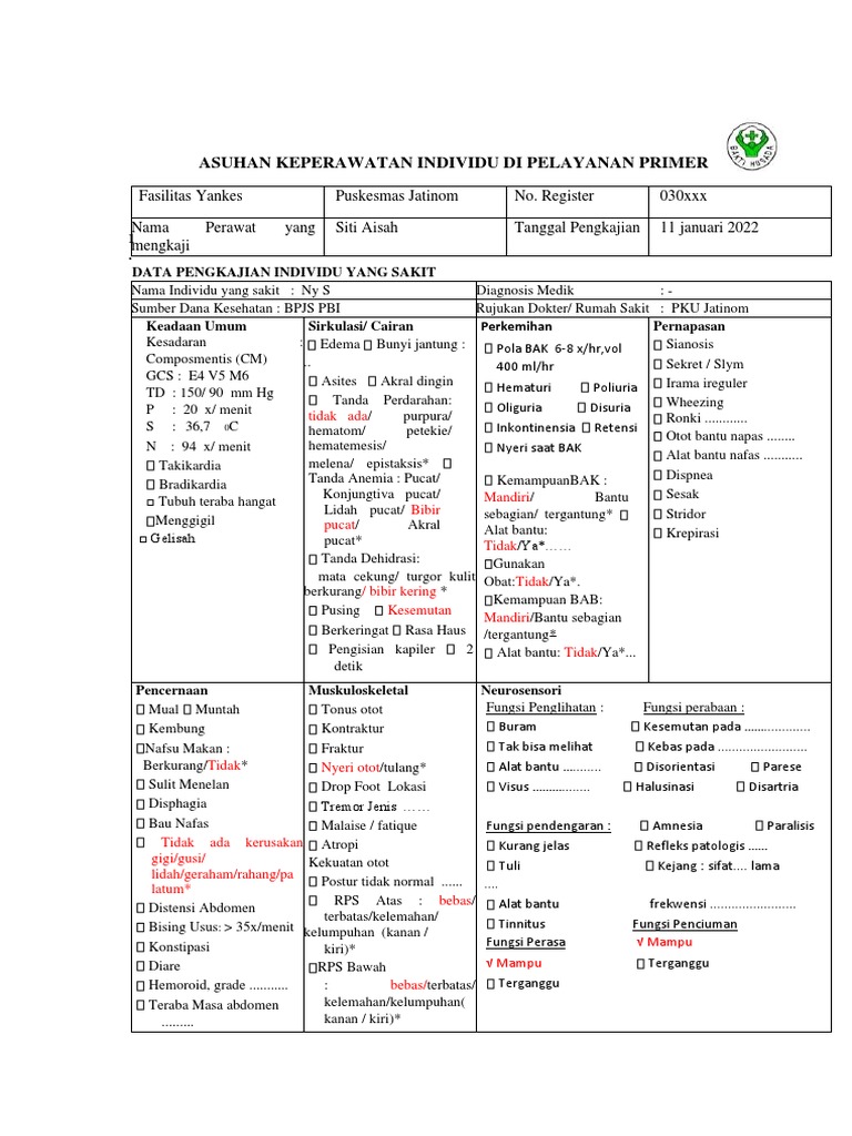 Siti Aisah - Askep Individu Komunitas | PDF