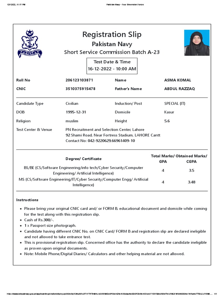 Pakistan Navy - Four Dimension Forces | PDF