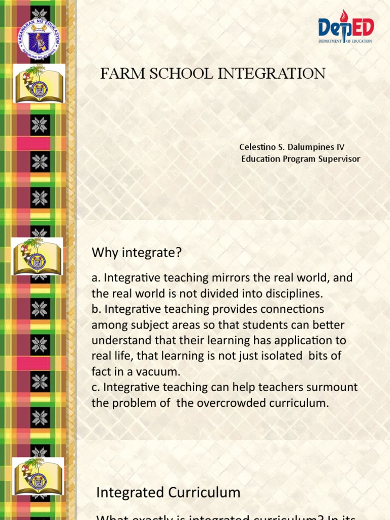 FS Integration | PDF | Interdisciplinarity | Curriculum