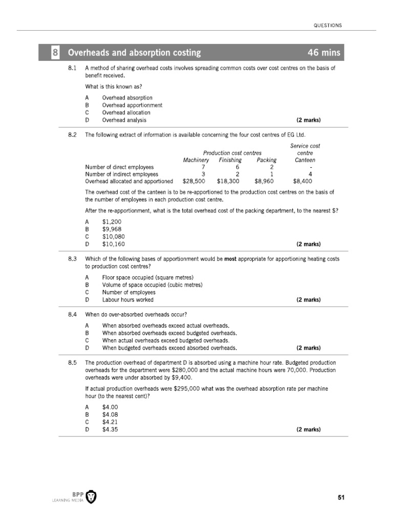 Chapter 6 Practice Questions | PDF
